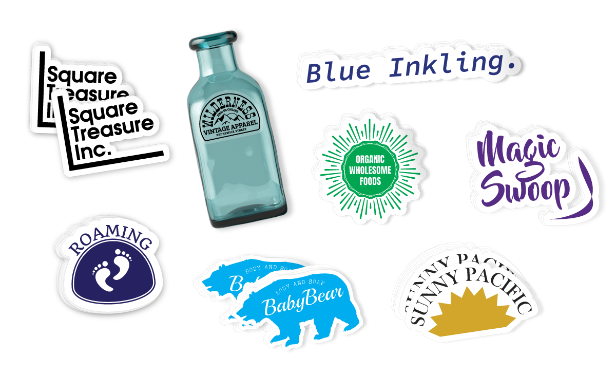 Transparent Die Cut Stickers - Custom Sticker Printing | StickerPress